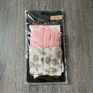 Kitsch | Accessories | Kitsch Blush 0 Cotton Face Mask Set | Poshmark